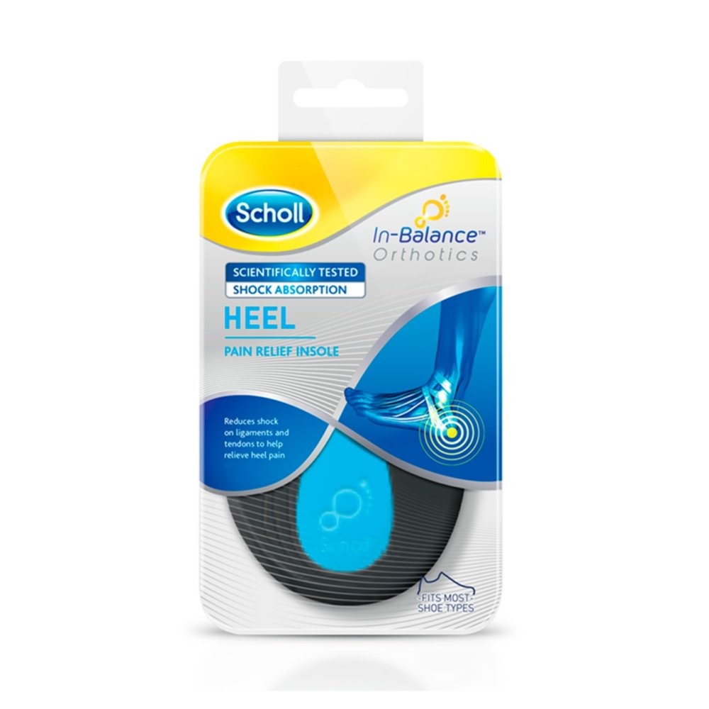 Scholl - In-Balance Orthotics Heel Pain Relief Insole (Large)