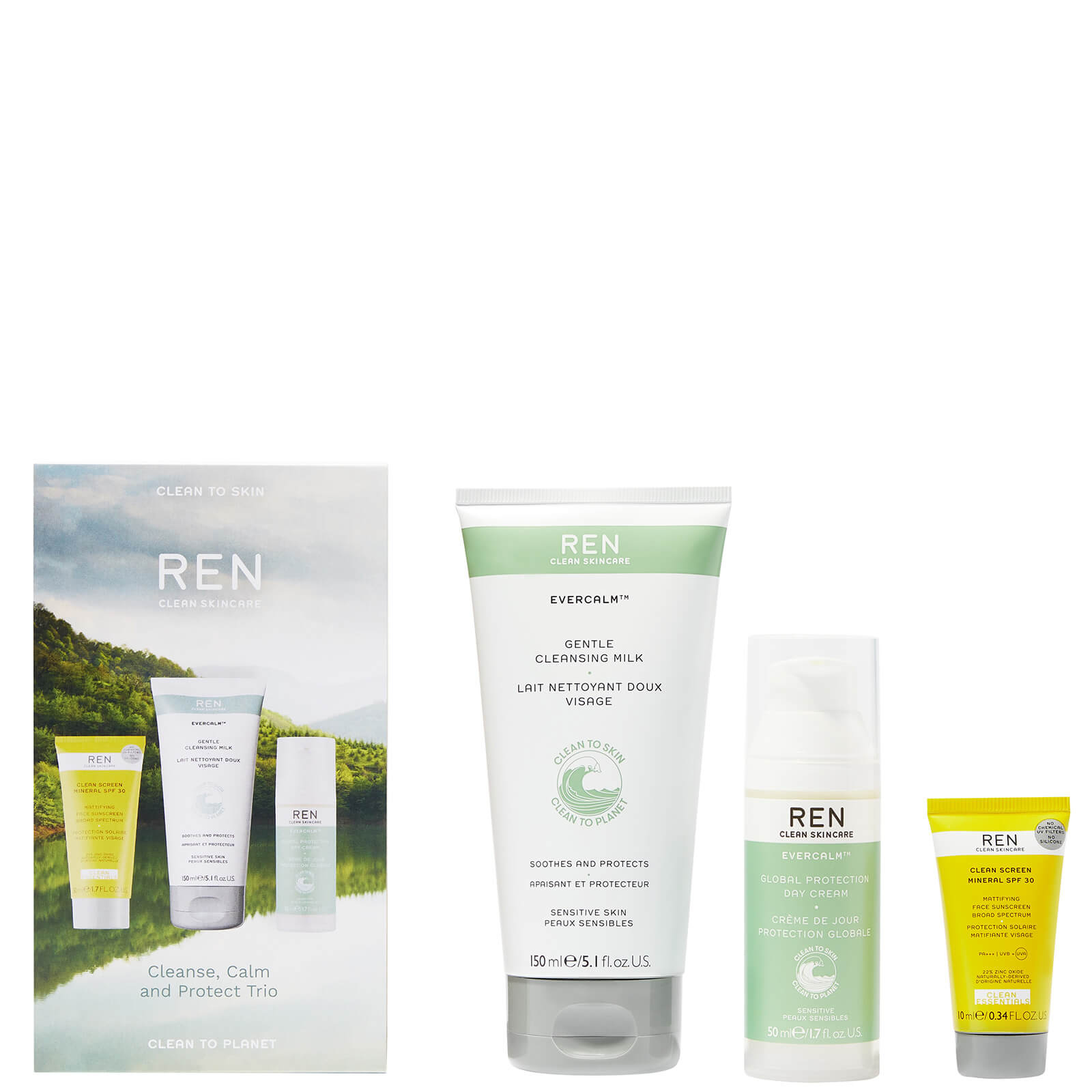 REN - Clean Skincare Evercalm Kit