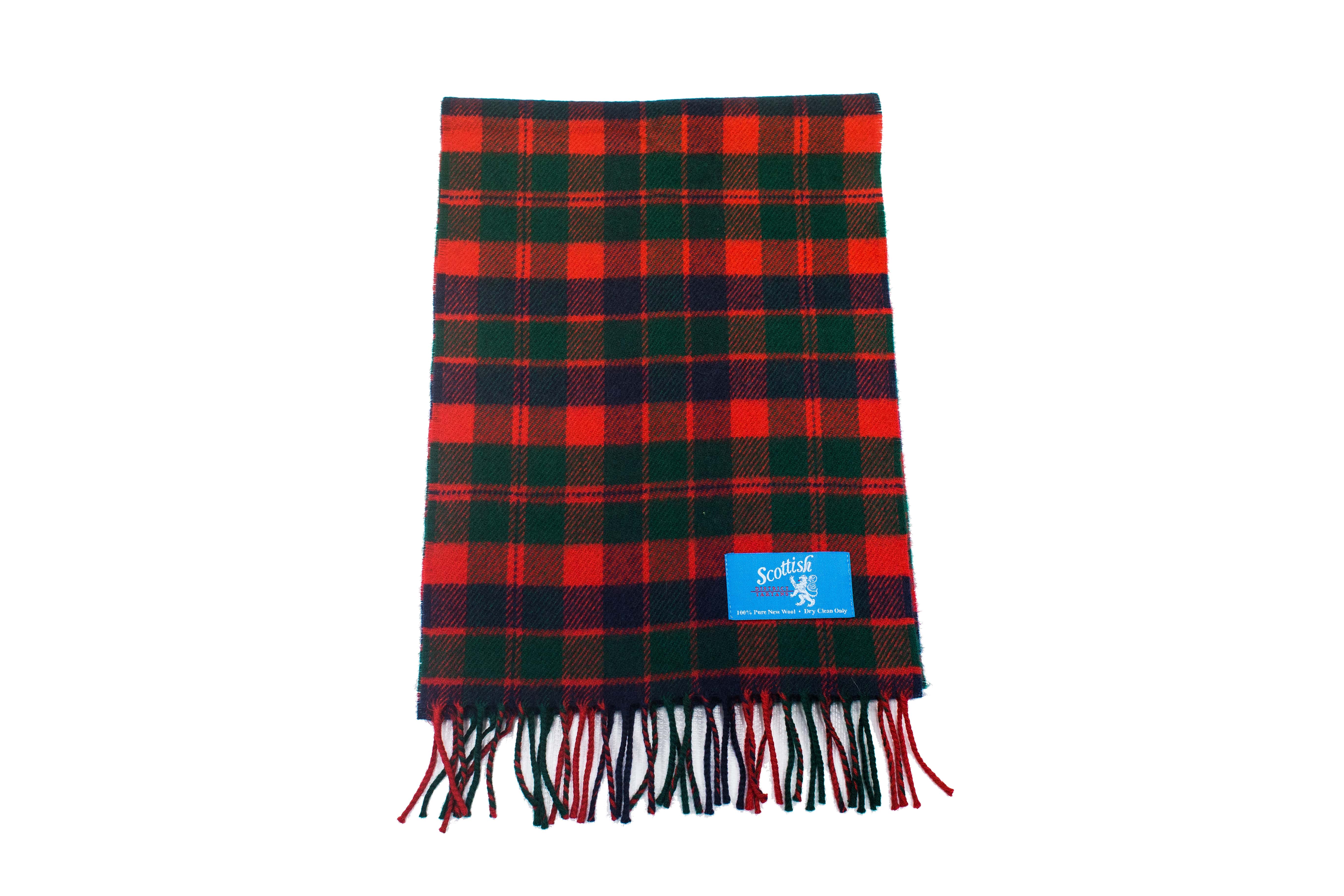 House of Edgar 100% Lambswool Scarf in Glasgow Modern Pattern