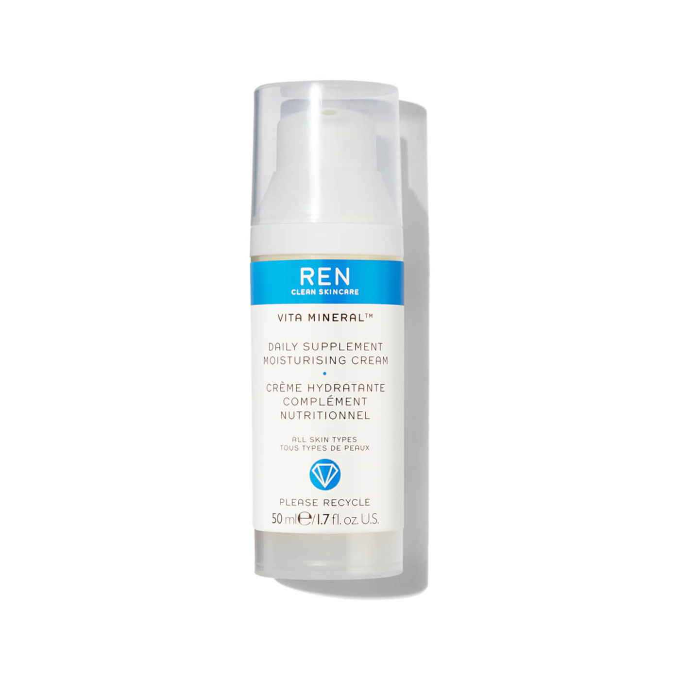 REN Skincare Vita Mineral Daily Supplement Moisturising Cream 50ml